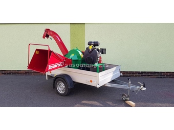 Prodaja seckalica za drvo BYSTRON - WOOD CHIPPERS - PIRBA 35HP ON THE CHASSIS