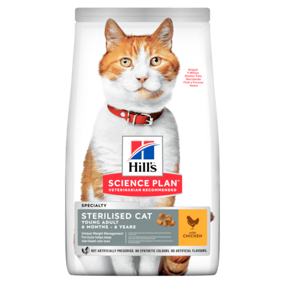 Hill's Science Plan hrana za mačke Sterilised Cat Adult - Piletina 1.5kg