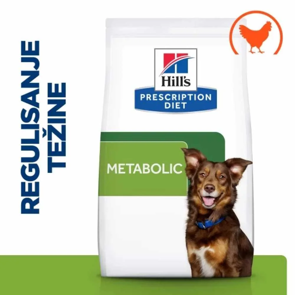 Hill's Prescription Diet dog veterinarska dijeta Metabolic - piletina 4kg