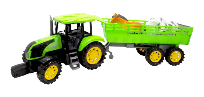 MOJA KNJIŽARA Igračka traktor zeleno-crni