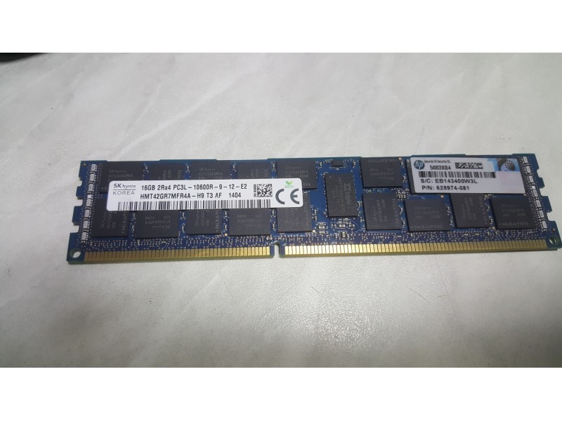 16 gb ddr3l serverska memorija 10600r ispravna