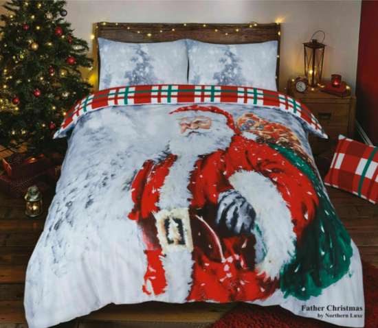 Deda Mraz posteljina za francuski lezaj sa 2 lica