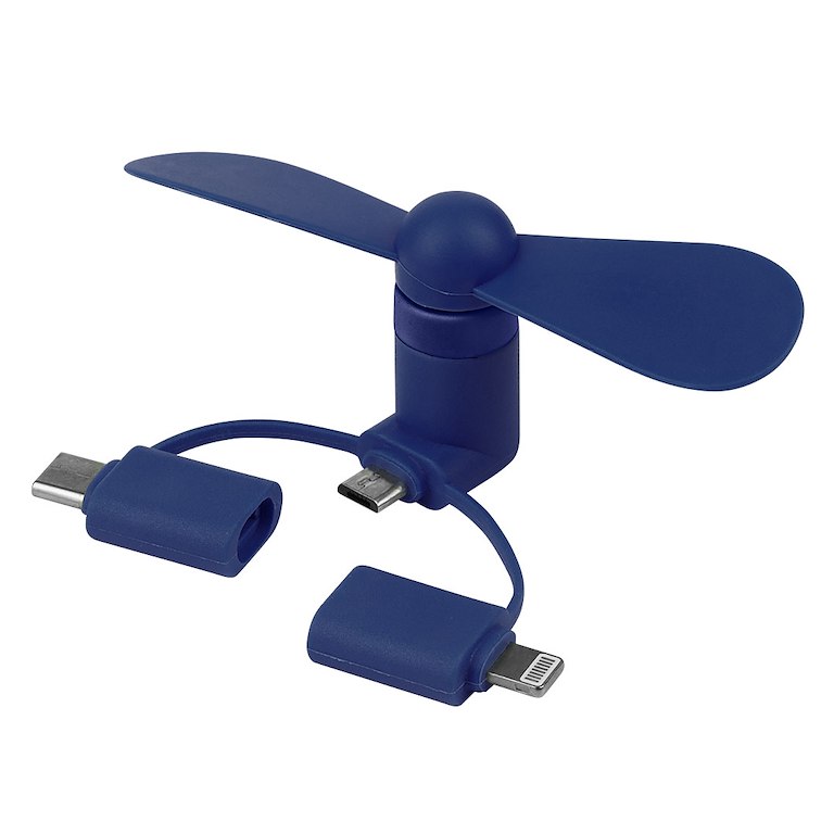 FEN 3in1, usb ventilator 3 u 1, plavi