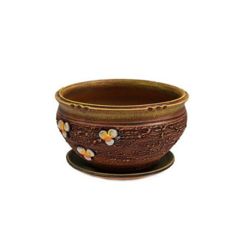 Saksija kupa mini 5cm etno keramika