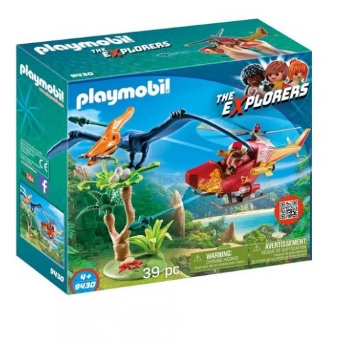 Playmobil slagalica helihopter 39pcs 9430 094308