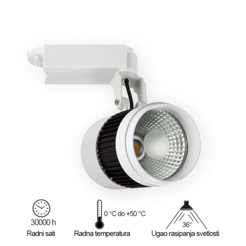 LED REF SINSKI T064 3-FAZE 1X20W 4200k