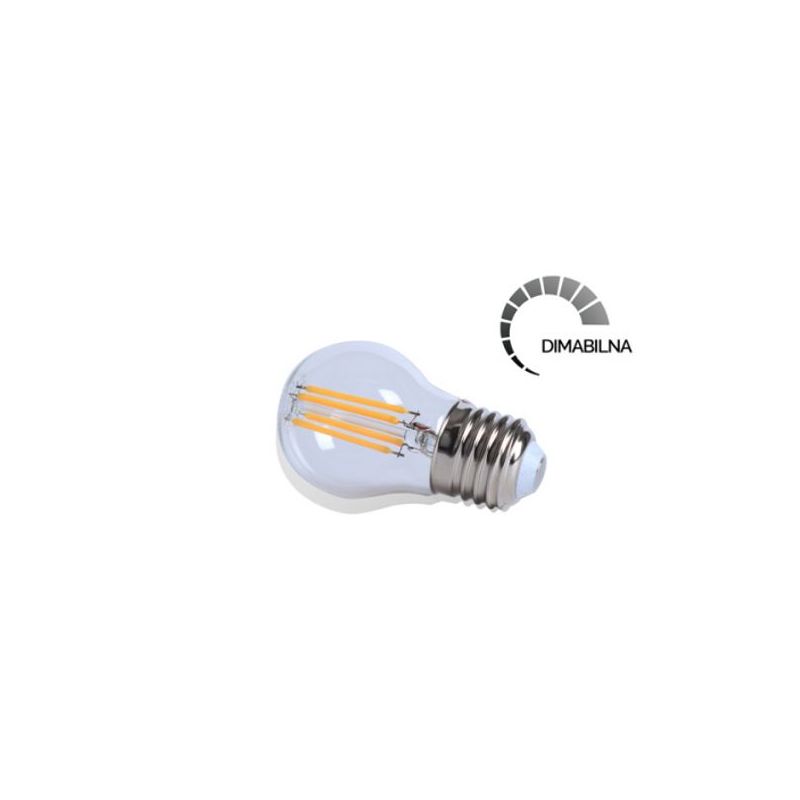 LED SIJALICA FILAMENT DIM G45 E27 4W 2700K 400lm