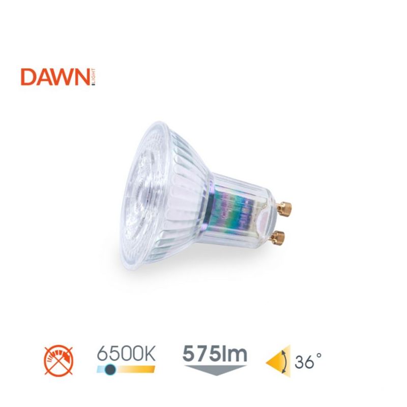 DAWN LED SIJALICA GU10 6.5W 6500K PAR16 80 575lm 36° IP20