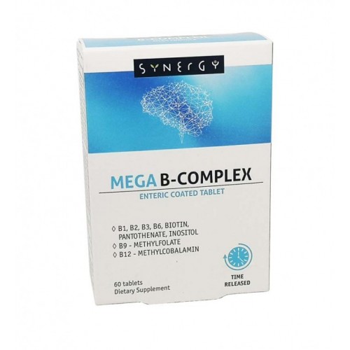 SYNERGY B-COMPLEX MEGA kopleks od 8 B vitamina