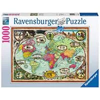 Ravensburger Puzzle slagalica 1000 delova Biciklom oko sveta 16995