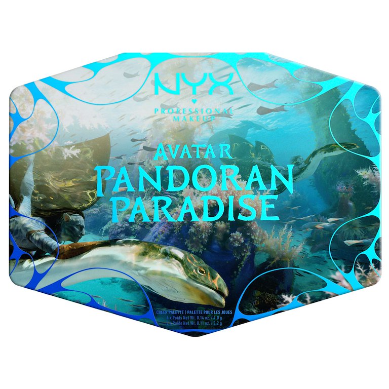 Paleta hajlajtera i rumenila NYX PROFESSIONAL MAKEUP Pandoran Paradise AHP01 Avatar 22.4g