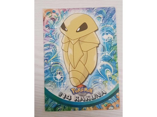 TOPPS 14 KAKUNA POKEMON CARD