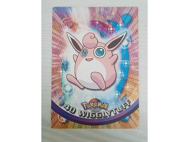 POKEMON TOPPS WIGGLYTUFF #40