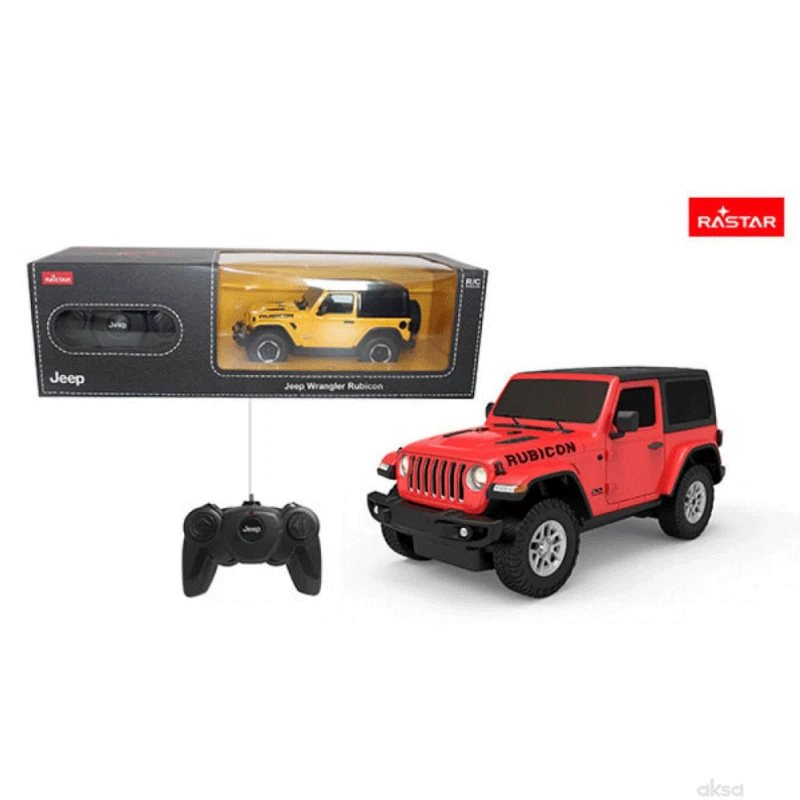 Rastar automobil Jeep Wrangler RC, Crveni 1:24