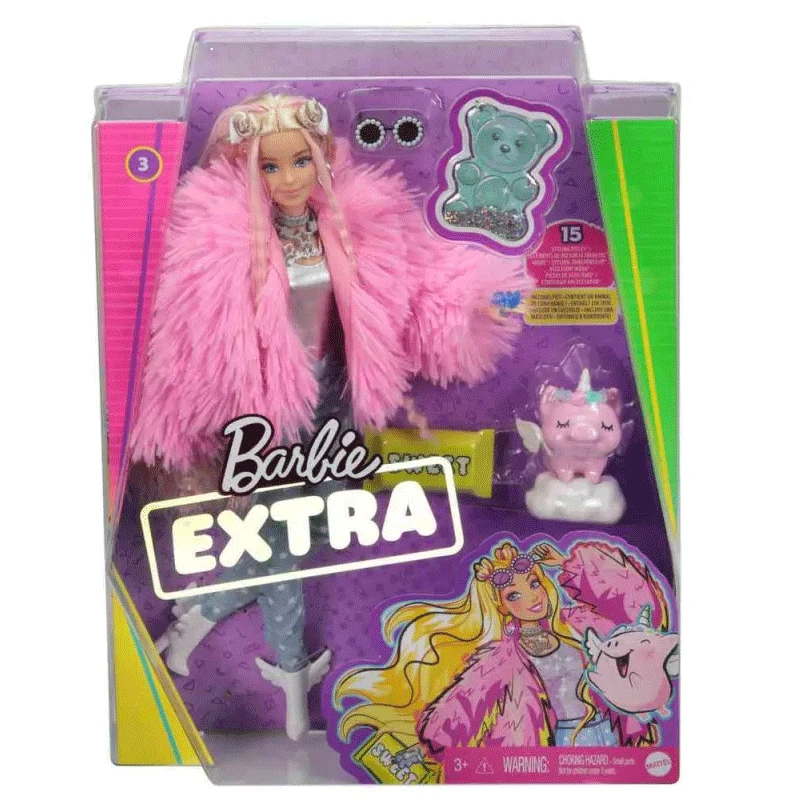 Barbie igračka za devojčice Extra Pink jakna