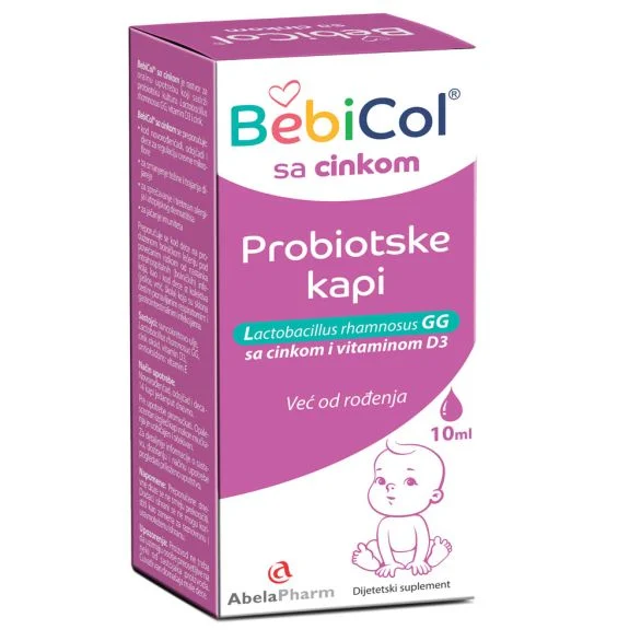 BebiCol® sa cinkom probiotske kapi 10ml
