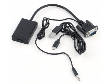 VELTEH VGA na HDMI Konvertor + audio 3.5mm V2H