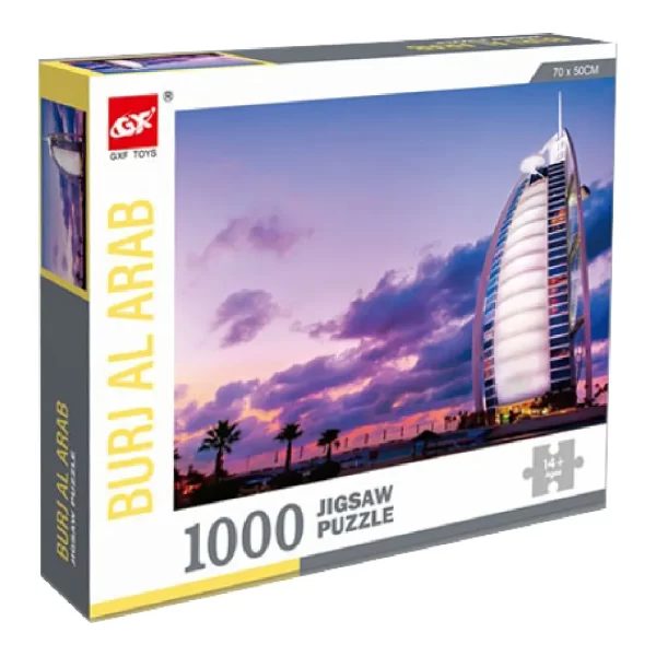 GXF Toys, puzzle, Burj Al Arab, 1000 dela