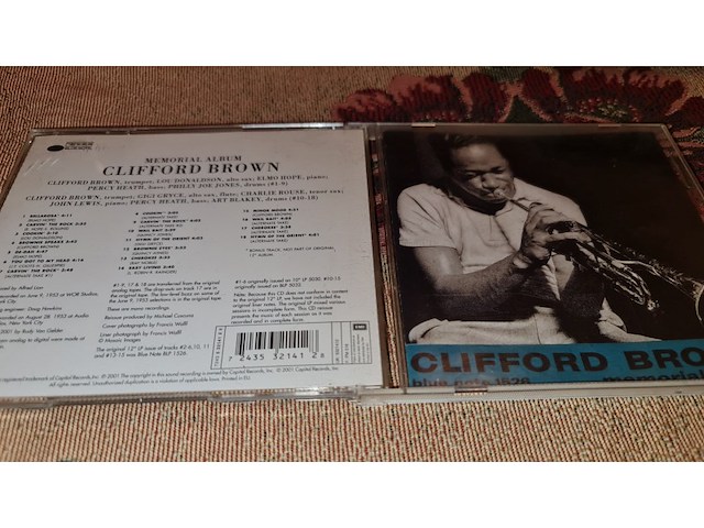 Clifford Brown - Memorial album , ORIGINAL