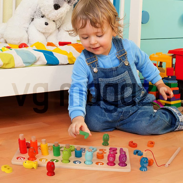 Edukativne Igračke Za Decu – Drveni Montessori Setovi Raznih Oblika i Modela