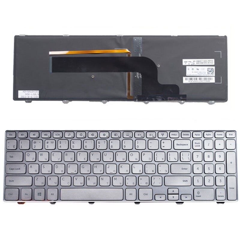 Tastatura za laptop Dell Inspiron 15 7537 7000 sa pozadinskim osvetljenjem