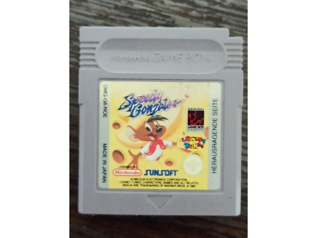 nintendo game boy igrica speedy gonzales ispr sa slika