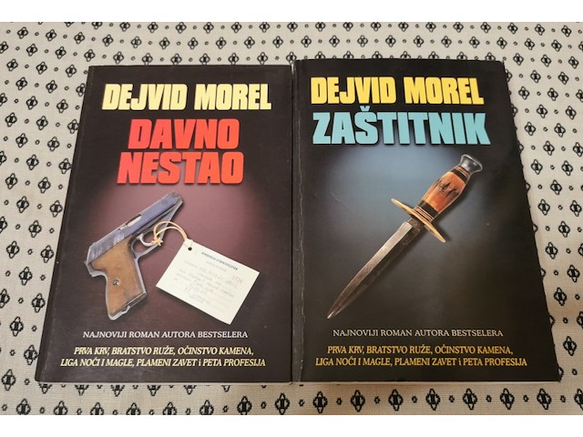 Serijal Dejvid Morel - 2 knjige