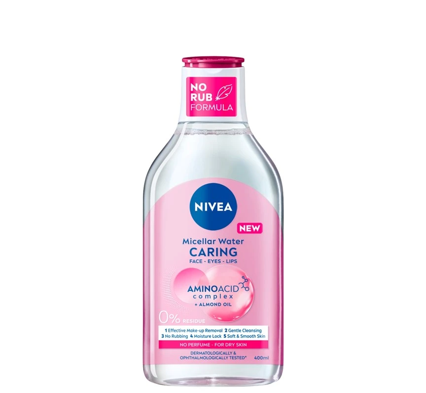 NIVEA VISAGE MICELARNA VODA 400ML 3 U 1 ZA SUVU KOŽU 400ML 89258