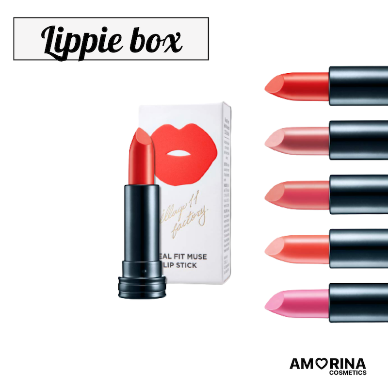 LIPPIE BOX set polu-mat ruževa