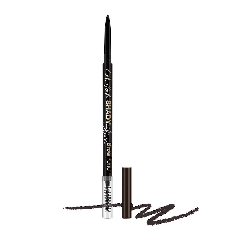 Olovka za obrve L.A. Girl Shady Slim Brow Pencil - Blackest Brown