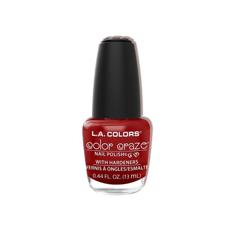 Lak za nokte L.A. COLORS Color Craze Nail Polish - Berry Red