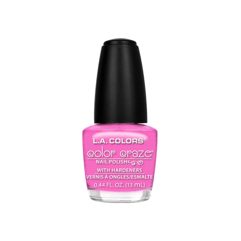 Lak za nokte L.A. COLORS Color Craze Nail Polish - Pink Bubbles