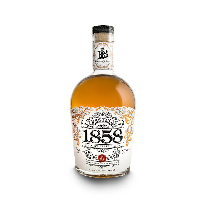 Rakija baština 1858 6 godina bb 0,7 l