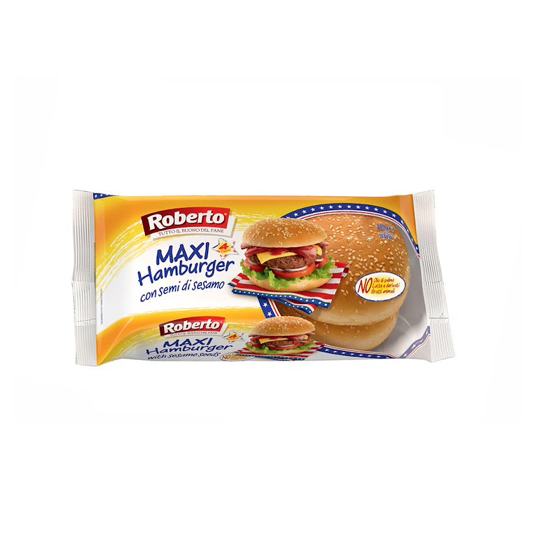 Zemičke Maxi Hamburger con Sesamo Roberto 300 g