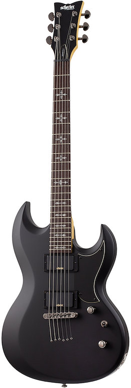 Schecter Demon S-II | Satin Black (SBK) #3664