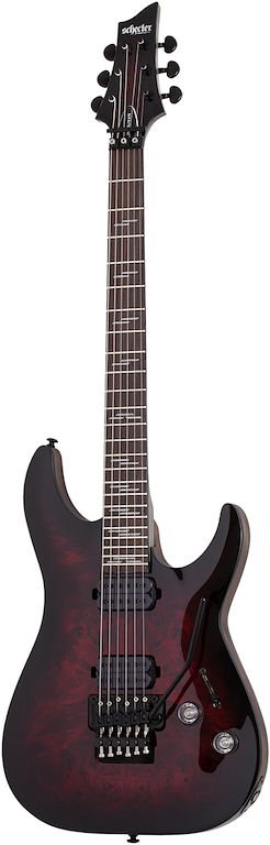 Schecter Omen Elite-6 FR Black Cherry Burst