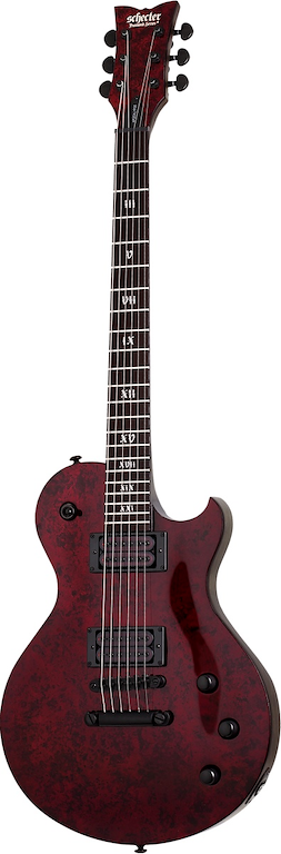 Schecter Solo-II Apocalypse | Red Reign #1293