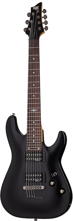 SGR by Schecter C-7 | Gloss Black (BLK) #3814