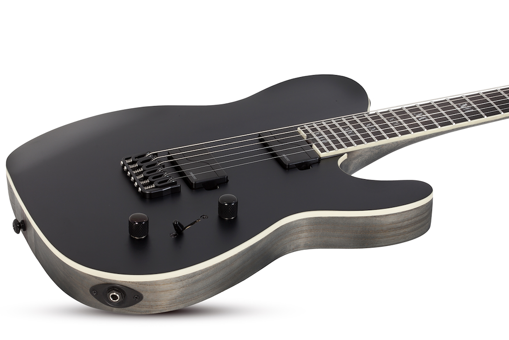 Schecter PT SLS Elite Evil Twin Satin Black (SBK) SKU #1342