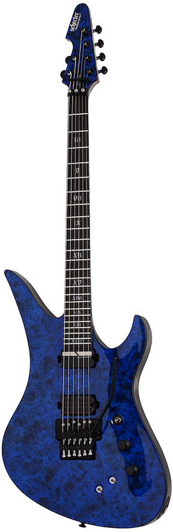 Schecter Avenger FR-S Apocalypse Blue Reign električna gitara - #1309