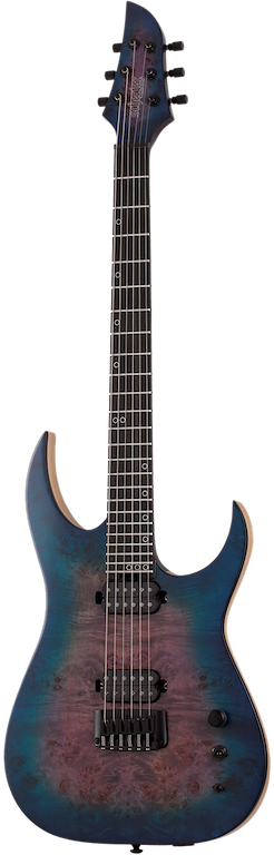 Schecter Keith Merrow KM-6 MK-III Artist Blue Crimson SKU # 826