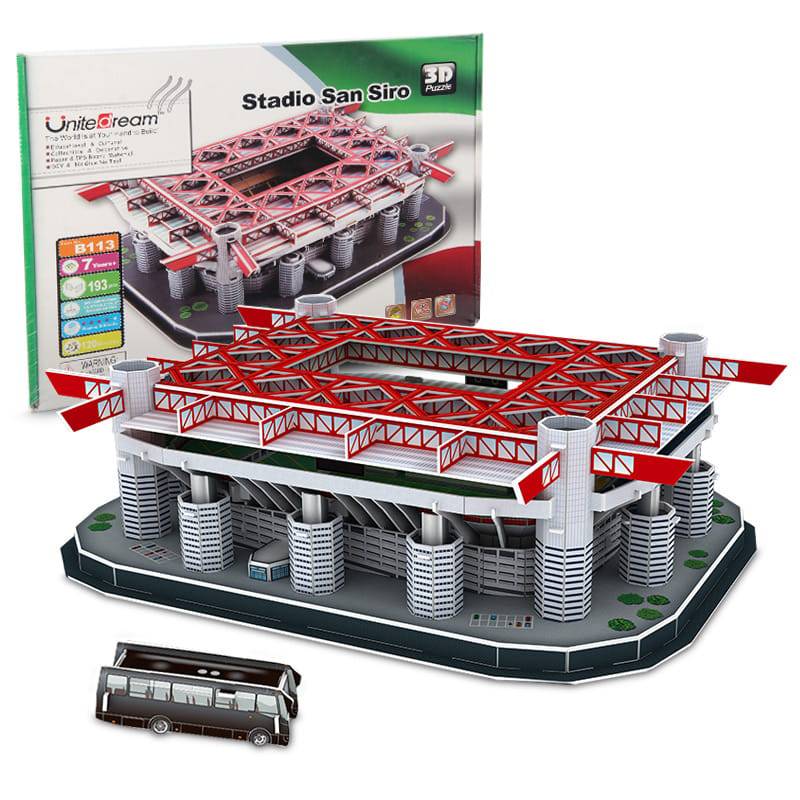 3D Puzzle stadiona San Siro AC Milan!