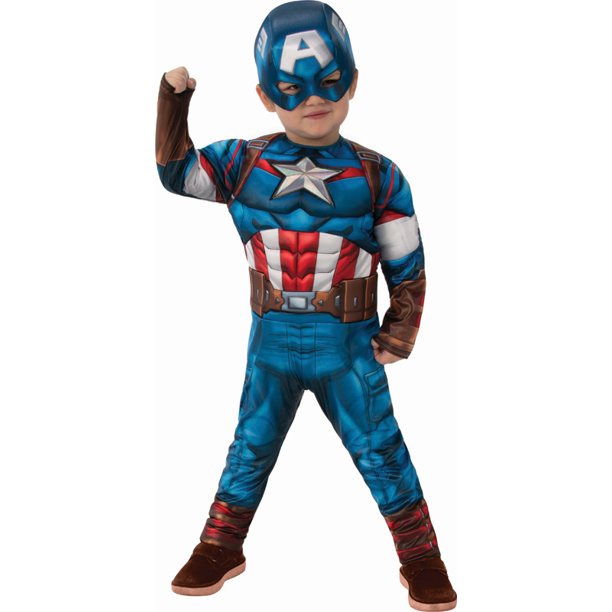 Captain America - kostim sa mišićima za decu!