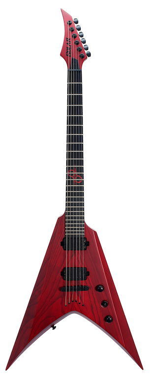 Solar Guitars V2.6TBR Trans Blood Red Matte