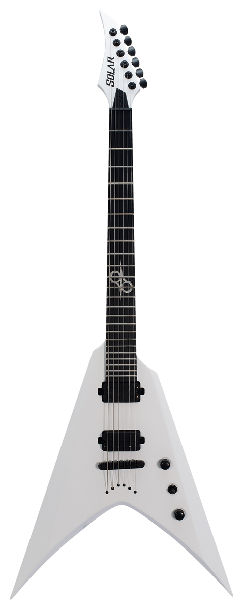 Solar Guitars V2.6W White Matte