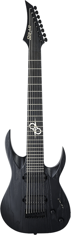 Solar Guitars A2.8BOP Black Open Pore
