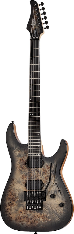 Schecter C-6 Pro FR | Charcoal Burst #3634