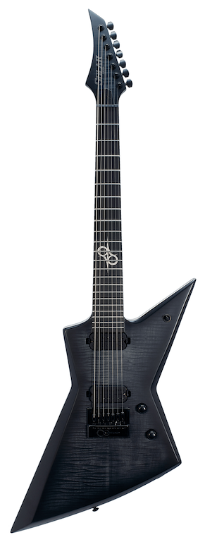 Solar Guitars E1.7 FBB Flame Black Burst Matte