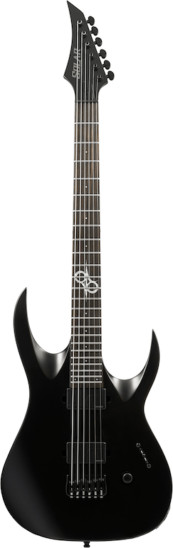 Solar Guitars A1.6ATG Baritone Carbon Black Matte + GigBag