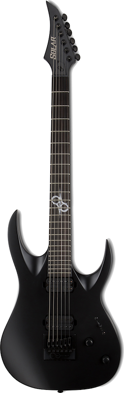 Solar Guitars A1.6C Carbon Black Matte
